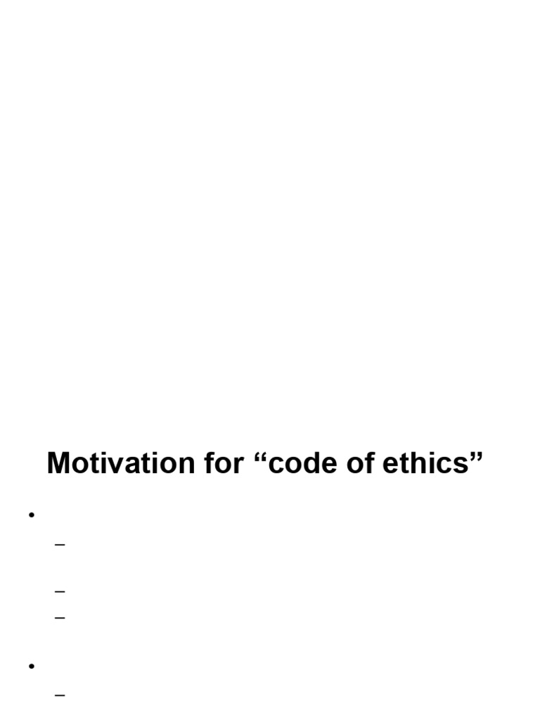 ACM Code of Ethics Overview | PDF | Privacy | Software