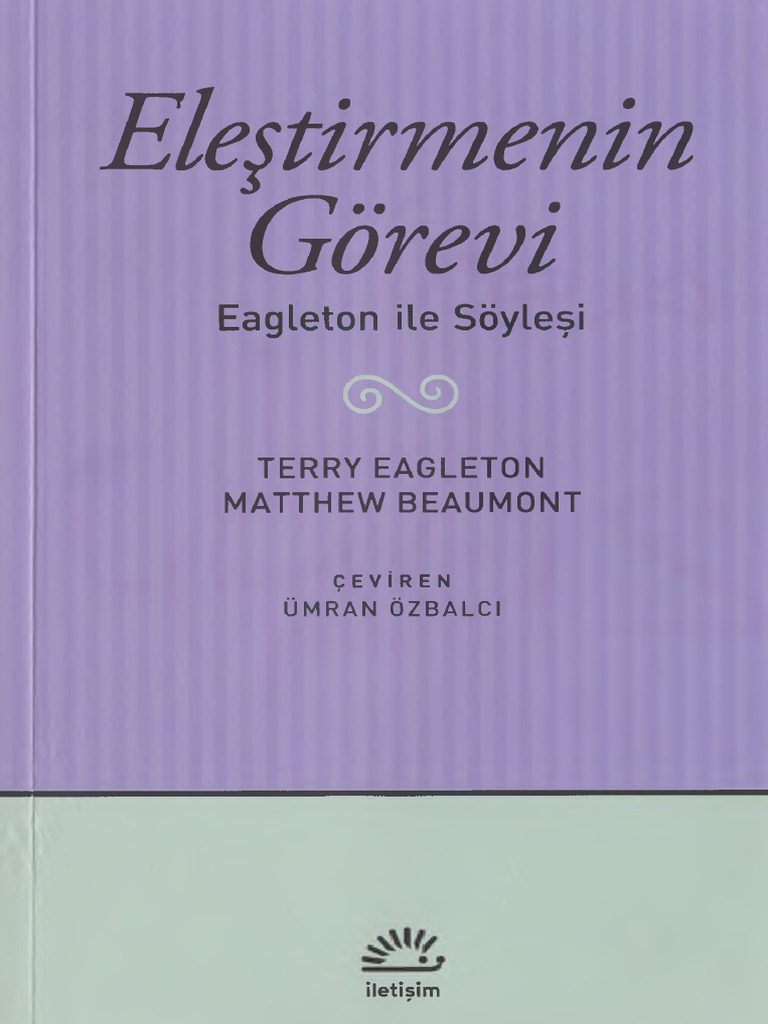 Eleştirmenin Görevi - Terry Eagleton, Matthew Beaumont | PDF