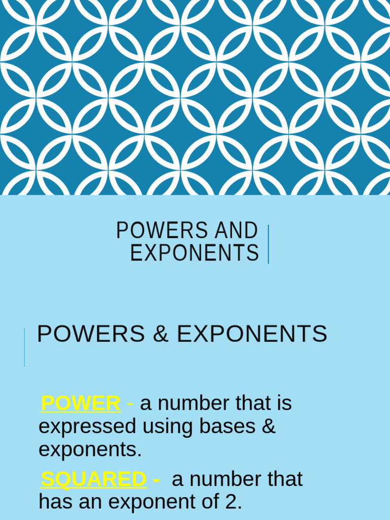Laws of Exponents Part 1 | PDF | Exponentiation | Multiplication