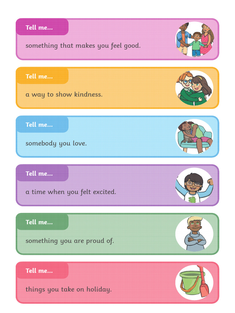 Thought-Provoking Prompts for Kids | PDF