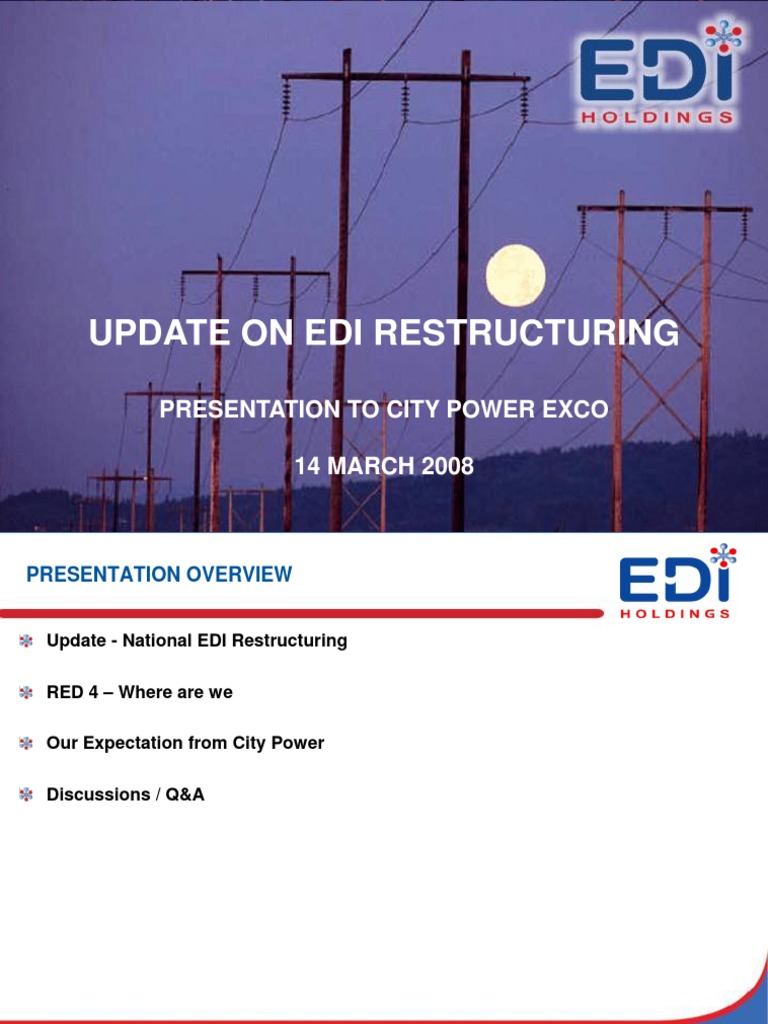 2008 Apr 29 - Edi Presentation | PDF | Accountability | Government