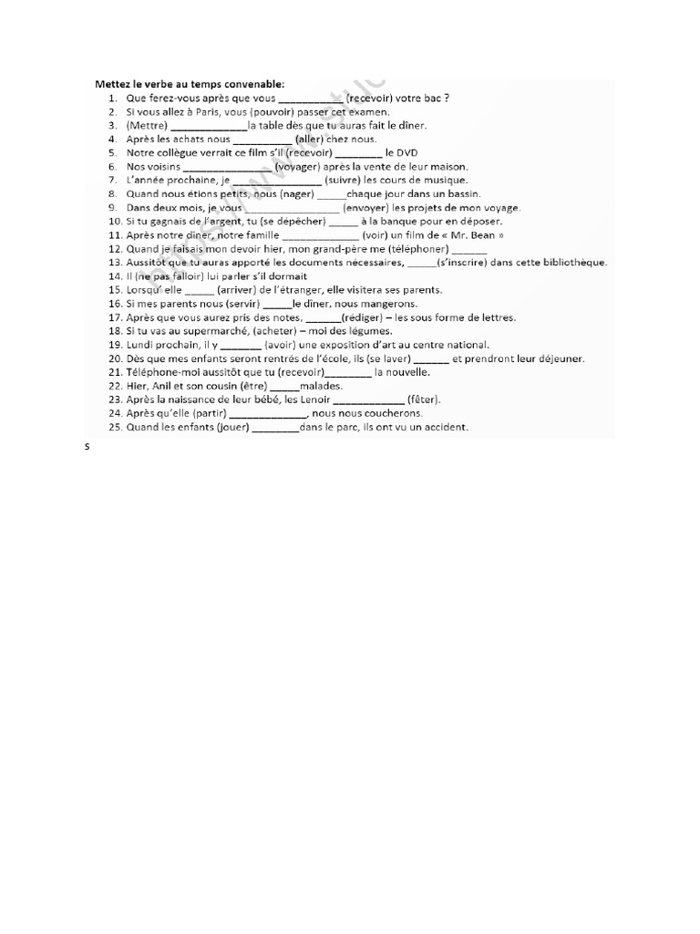 Mettez Au Temps Convenable 1 | PDF