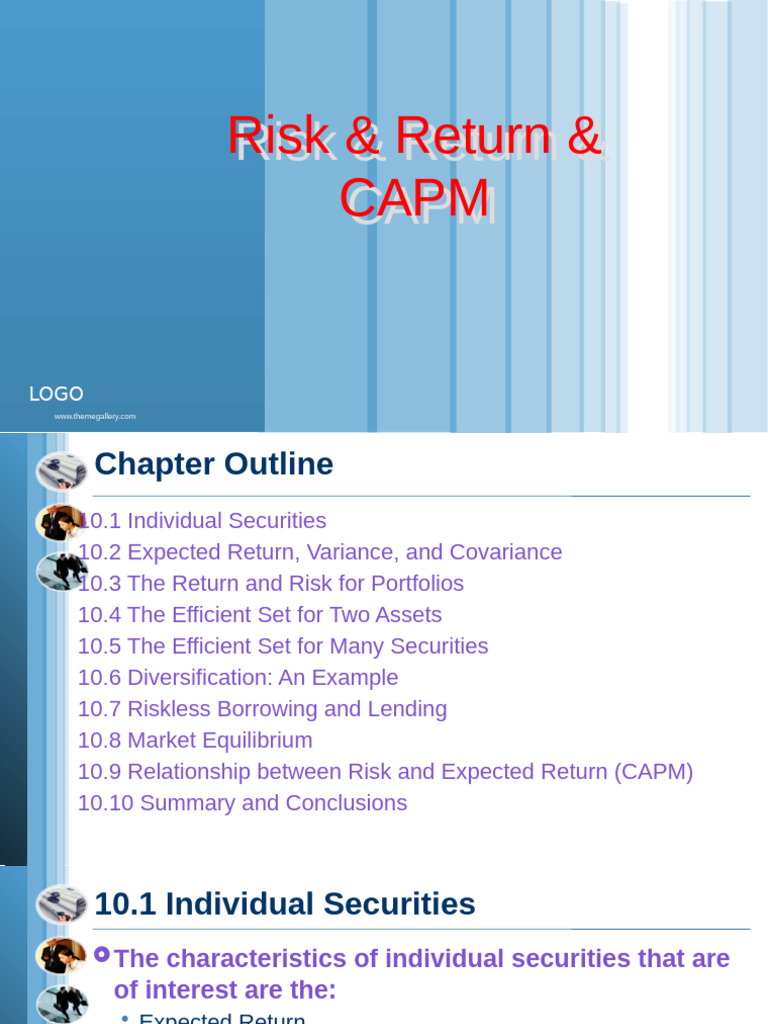 Risk Return and Capm | PDF | Financial Risk | Variance