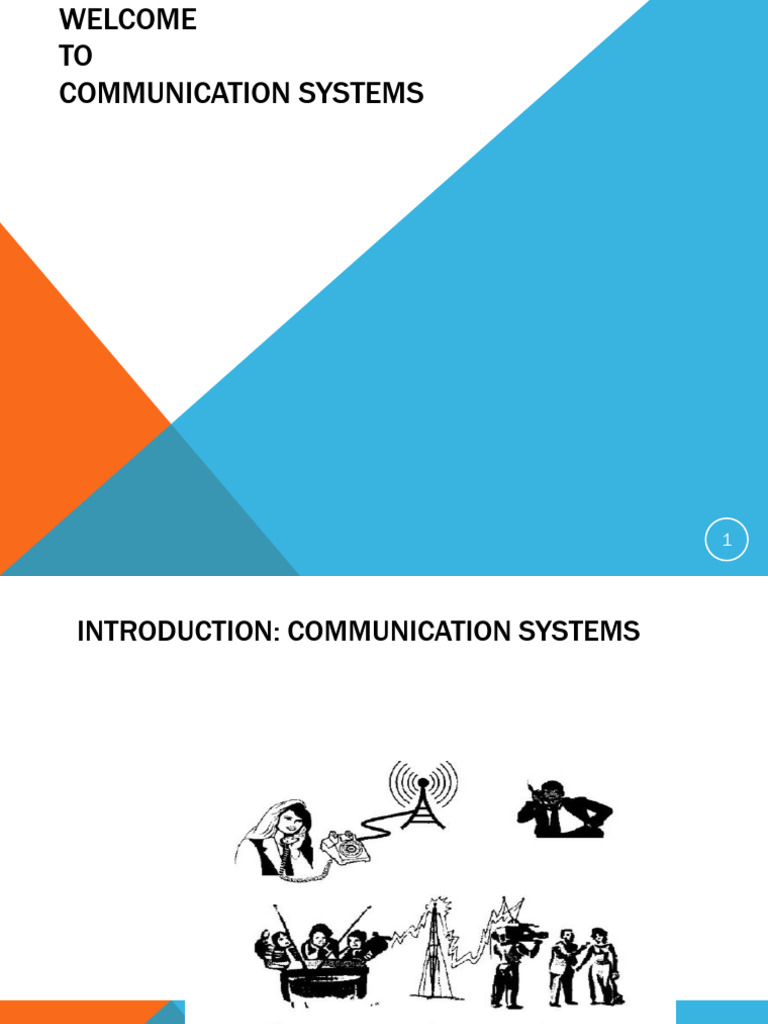 Lecture 1 Communication System Complete | PDF | Frequency Modulation ...