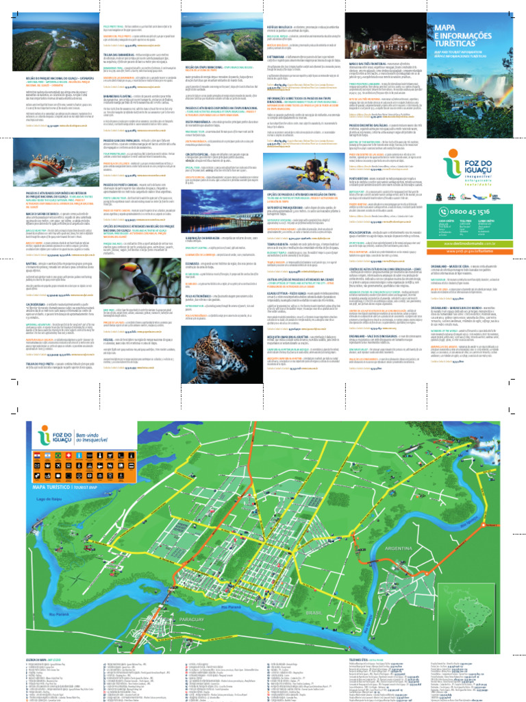 Mapa Turístico de Foz do Iguaçu | PDF