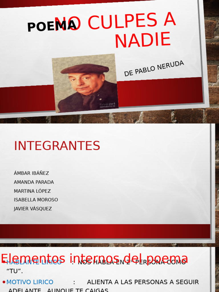 No Culpes A Nadie | PDF