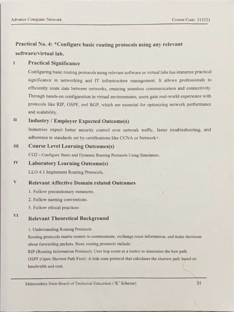 ACN 4 Practical | PDF