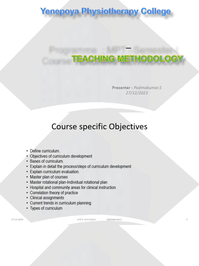 3 Curriculum | PDF | Curriculum | Educational Assessment
