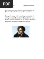 Jeu Memoire Listes de 10 Mots | PDF