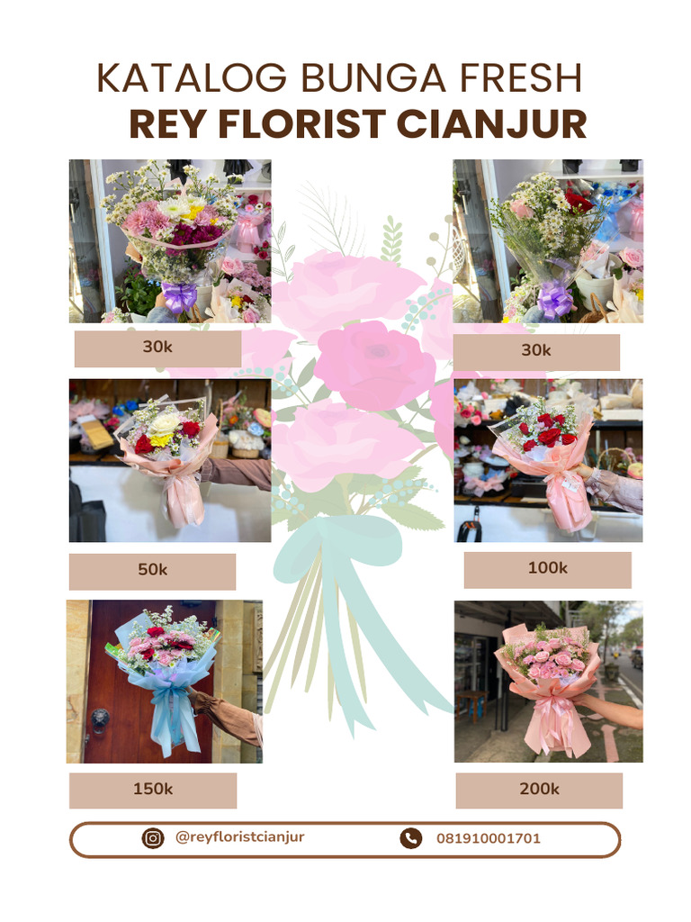 Rey Florist Cianjur Fresh Catalog | PDF