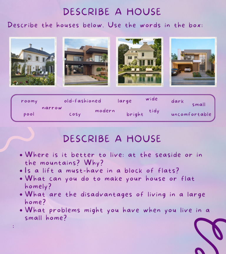Describe A House | PDF