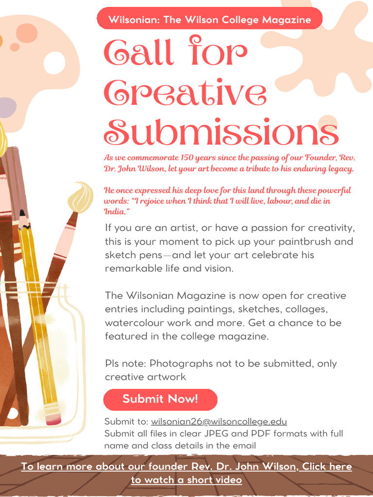 FINAL - Call For Creative Submissions Poster | PDF