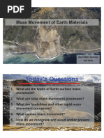 Understanding Mass Wasting Processes | PDF | Landslide | Erosion
