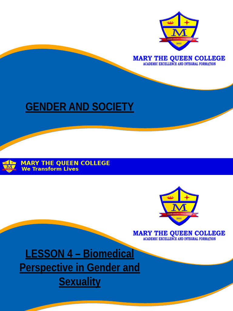 Biomedical Perspectives on Gender Differences | PDF | Reproductive ...