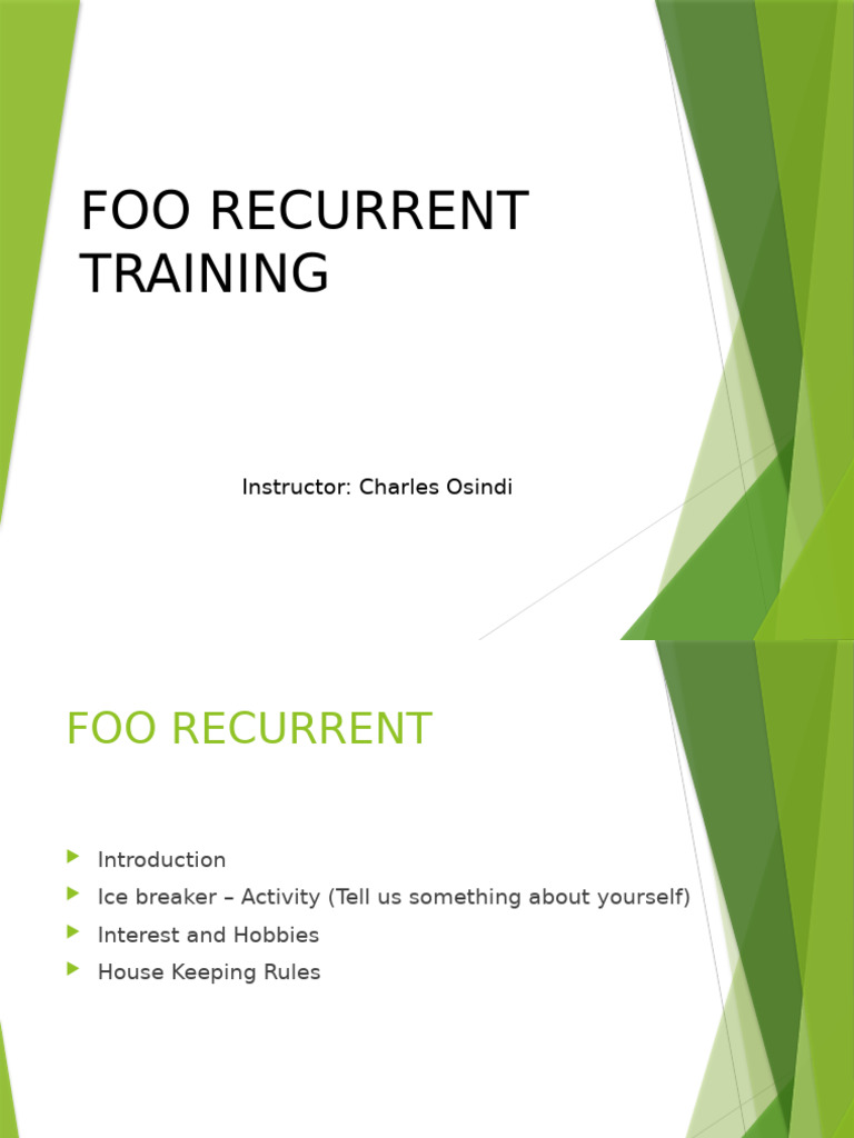 FOO Recurrent Training Slides | PDF | Instrument Flight Rules | Visual ...