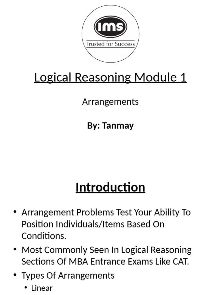 CAT Arrangement Problem Strategies | PDF | Matrix (Mathematics ...