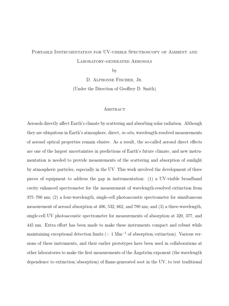 Fischer Donald A 201805 PHD | PDF | Electromagnetic Radiation | Optics