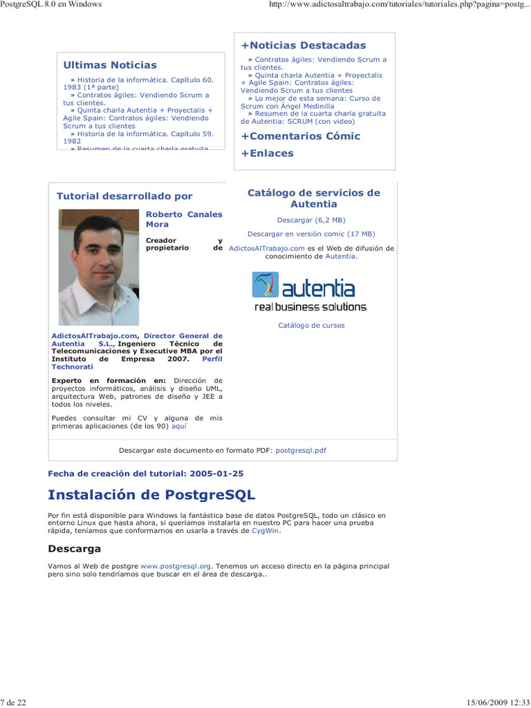 PostgreSQL 8 - 2 | PDF | Mi sql | Contraseña