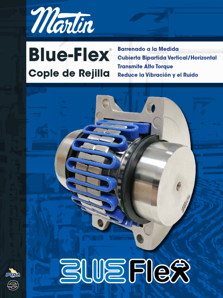 Cople de Rejilla Blue-Flex® Martin | PDF | Tasas temporales | Cantidad