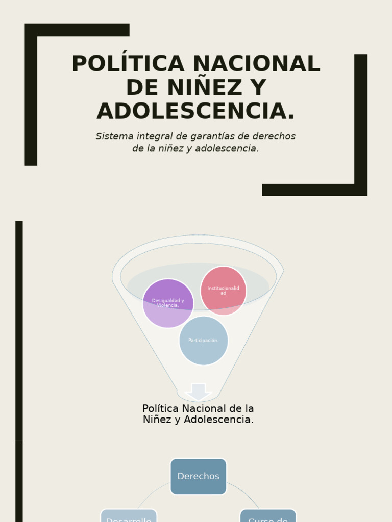 Política Nacional de Niñez | PDF