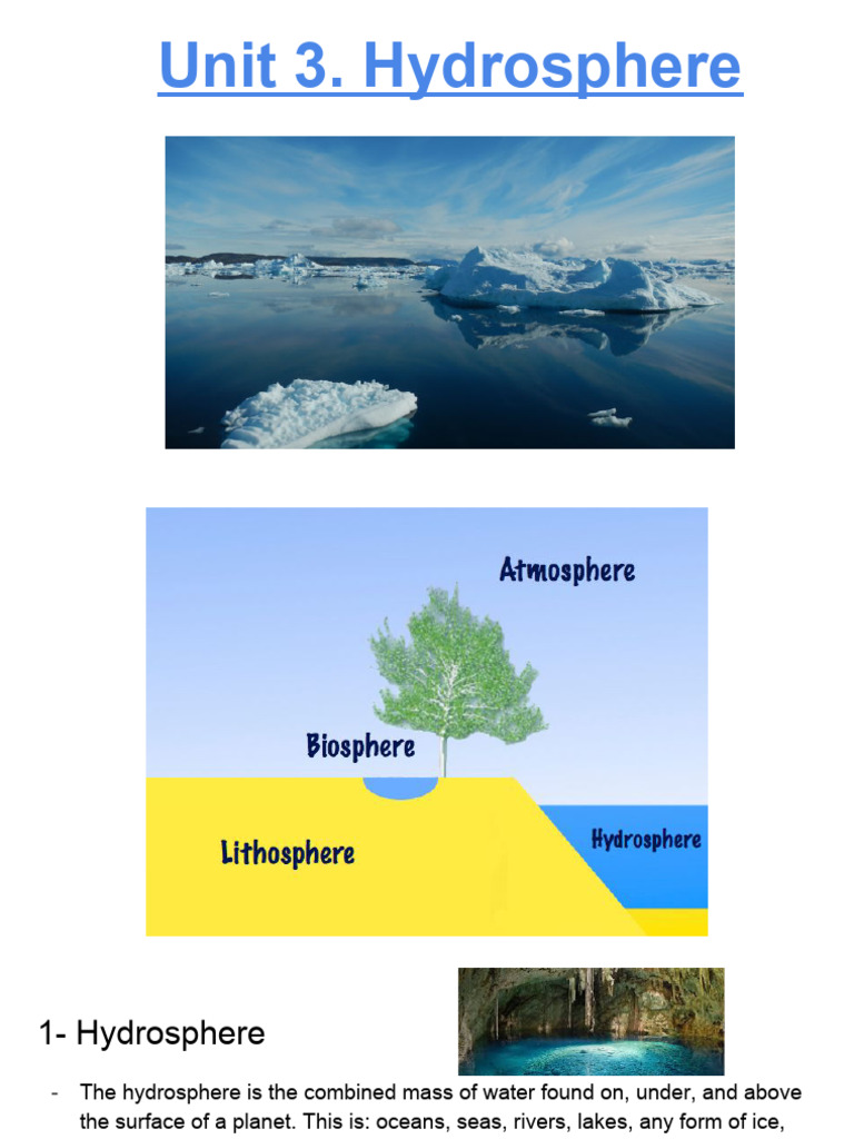 Hidrosphere biogeo 3 | PDF | Water | Properties Of Water