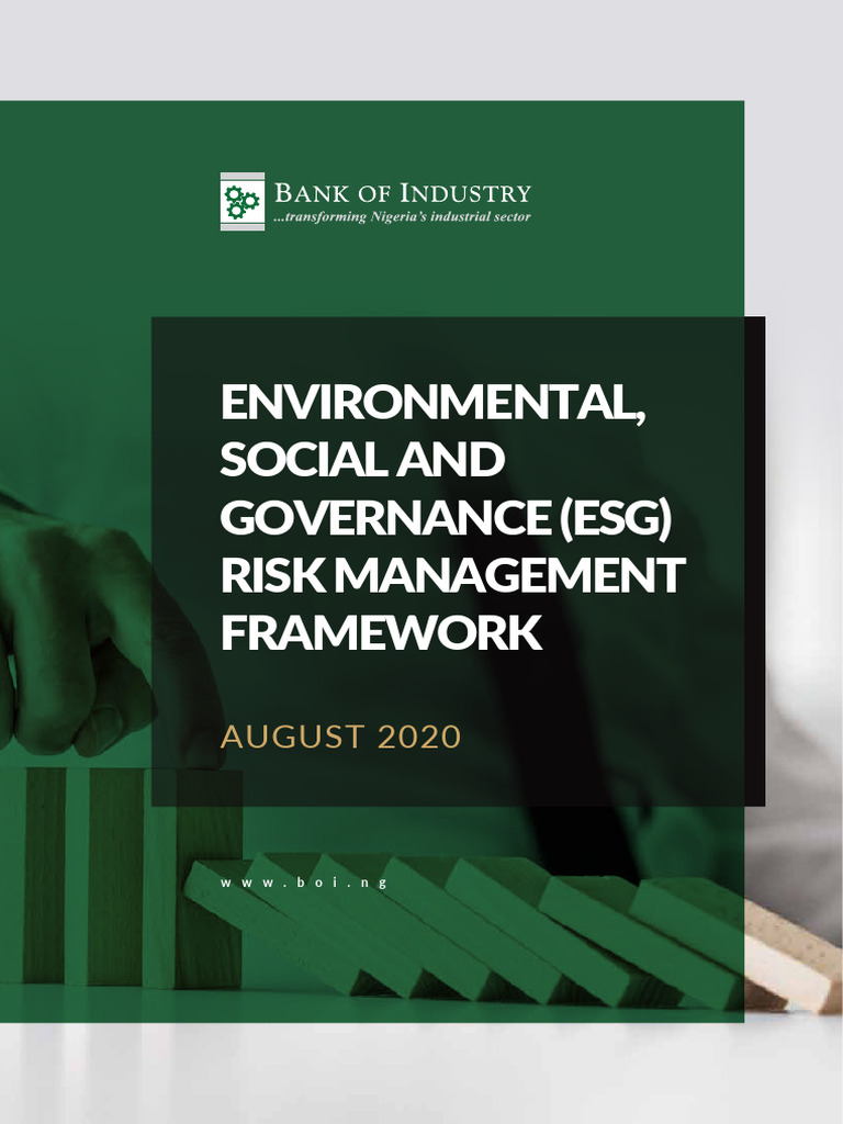 ESG RiskManagementFramework 3 | PDF | Governance | Risk Management