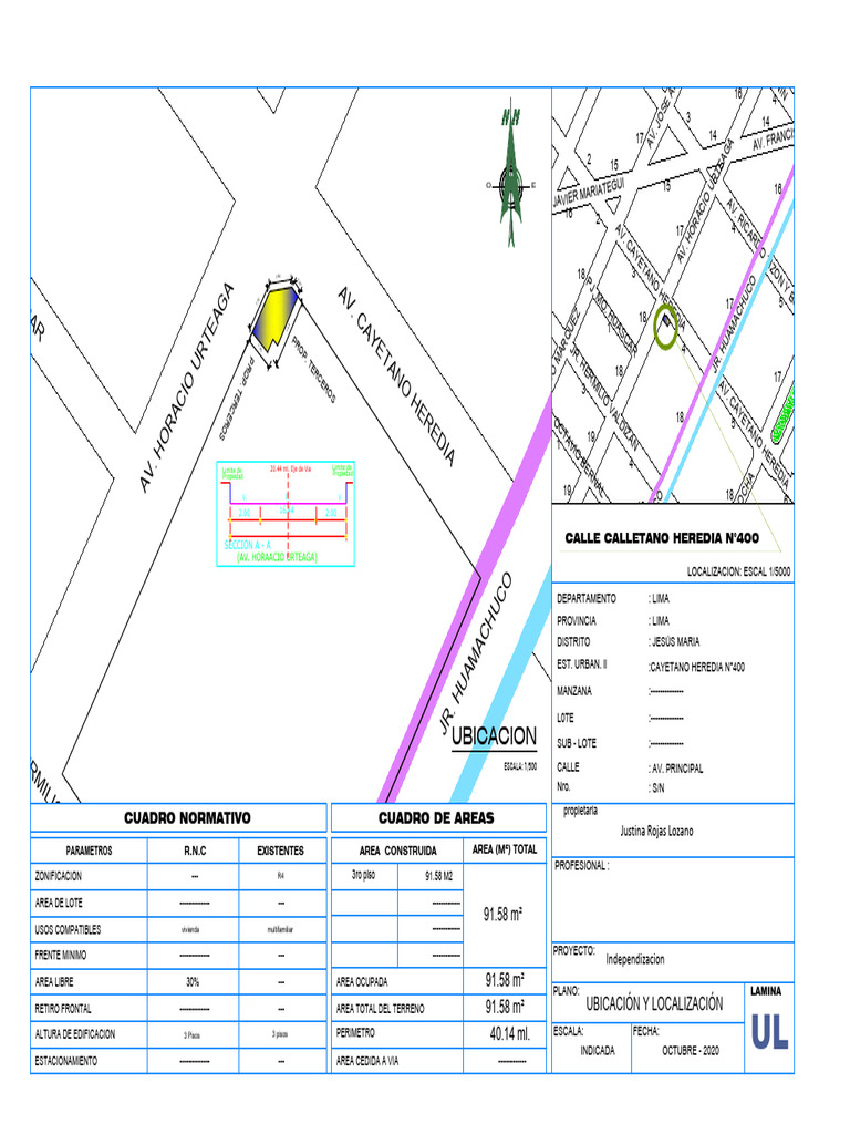 Plano Ubicacion y Localizacion-Plano Ubicacion | PDF
