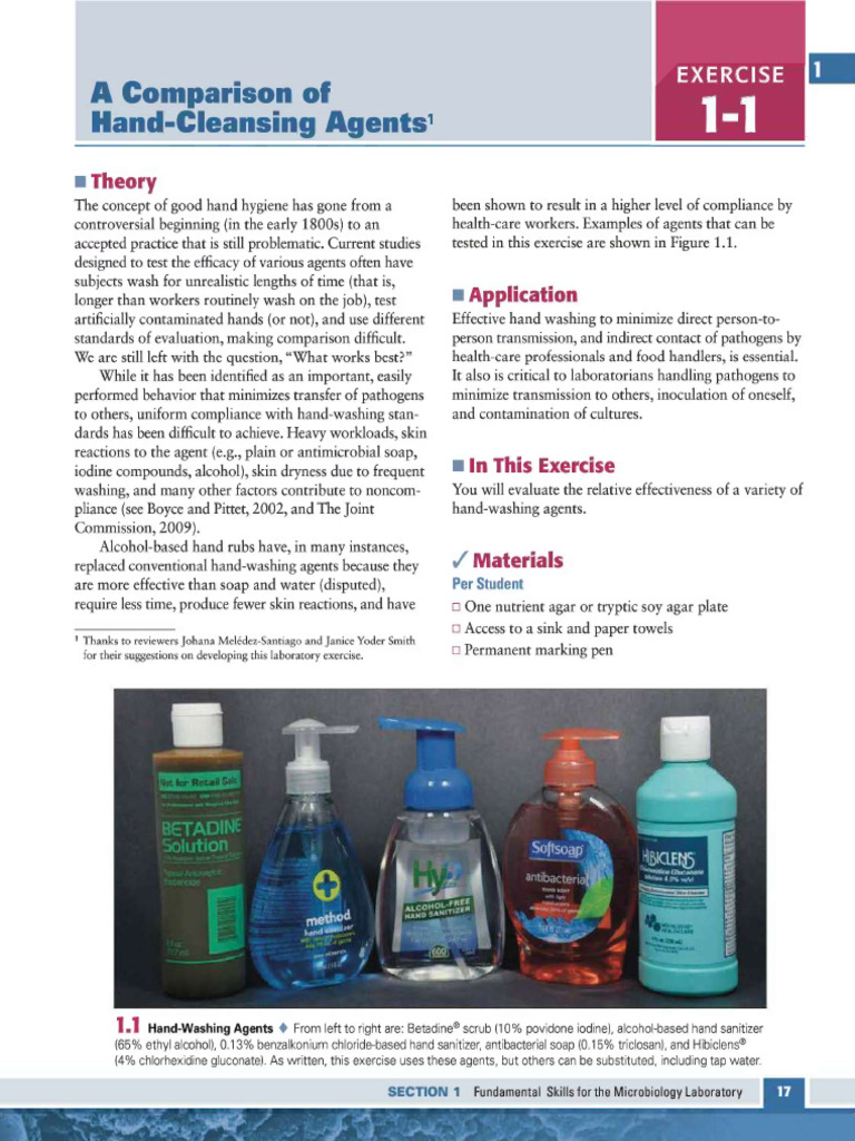 A Comparison of Hand-Cleansing Agents | PDF | Growth Medium | Agar