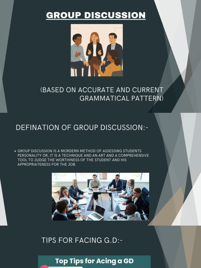 Group Discussion Tips and Techniques | PDF | Human Communication ...
