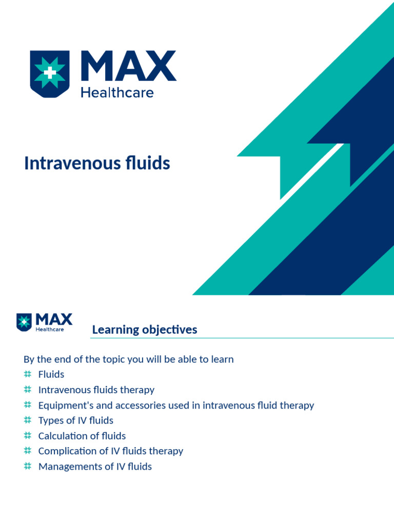 Comprehensive Guide to IV Fluids Therapy | PDF | Intravenous Therapy ...