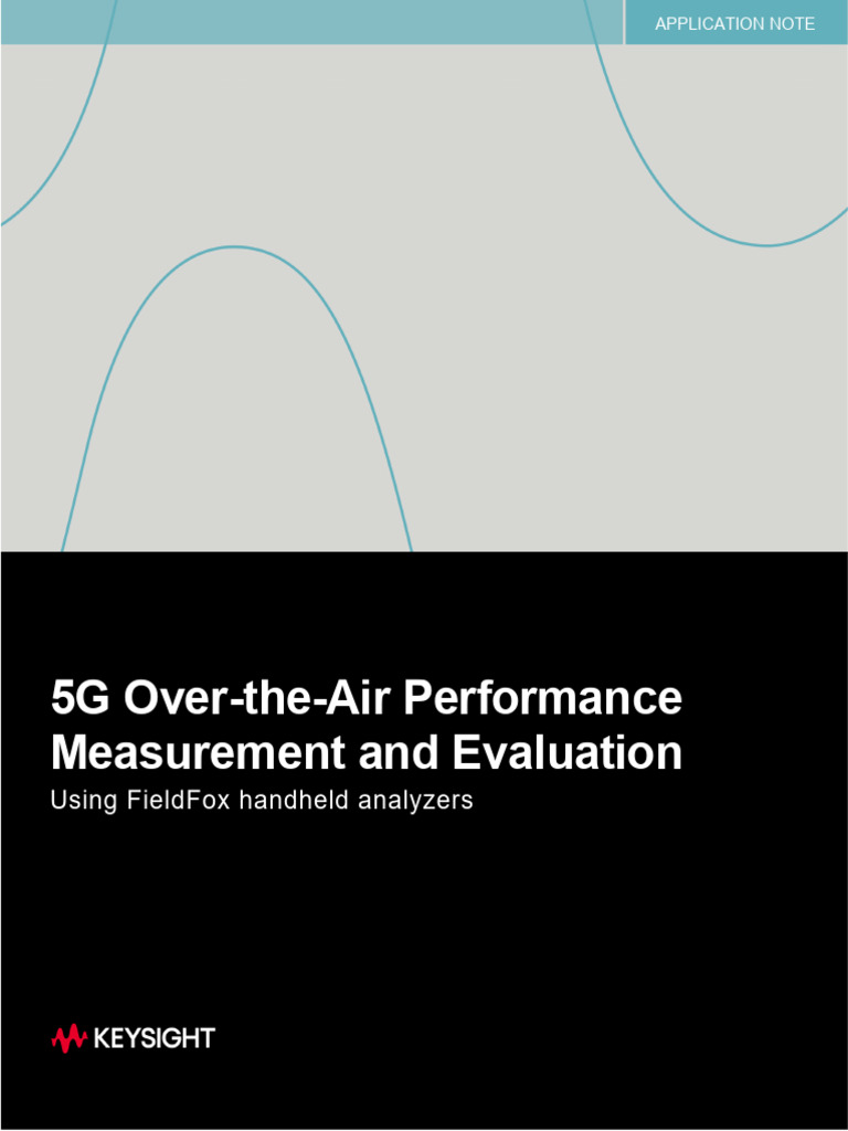 5G Over-the-Air Performance Measurement and Evaluation | PDF | 4 G ...