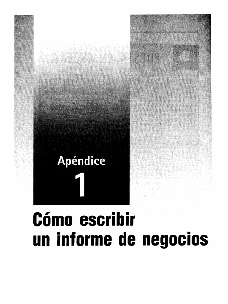 Como Escribir Un Informe | PDF