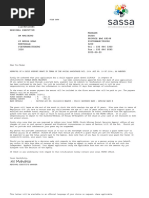 SASSA Declaration and Consent Form | PDF | Government | Government Finances