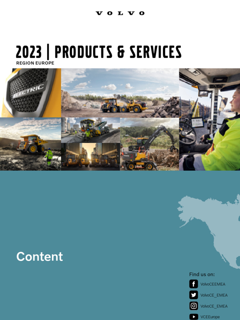 Volvo Construction Equipment 2023 Catalog | PDF | Axle | Horsepower