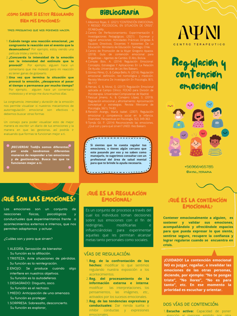 Regulación y Contención Emocional | PDF | Las emociones ...