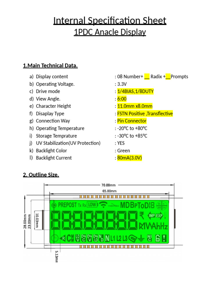 1PDC Anacle Display | PDF