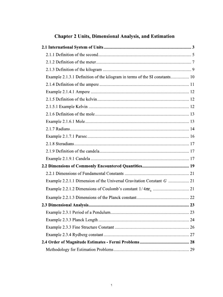 8.01SC S22 Chapter 2 - Units, Dimensional Analysis, Problem Solving ...