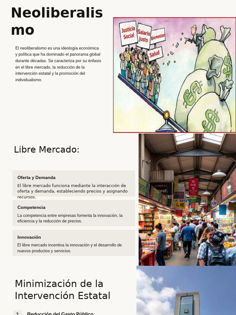 Origen del Neoliberalismo Económico | PDF | Mercado libre | Neoliberalismo