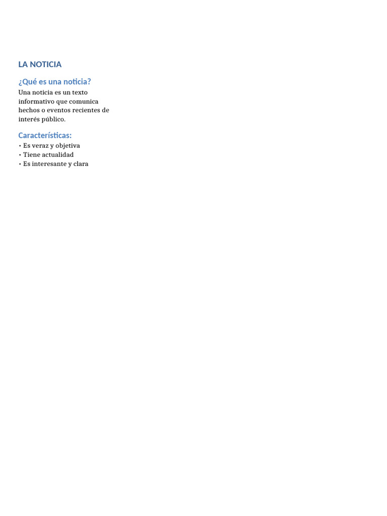 Cómo Escribir una Noticia Efectiva | PDF