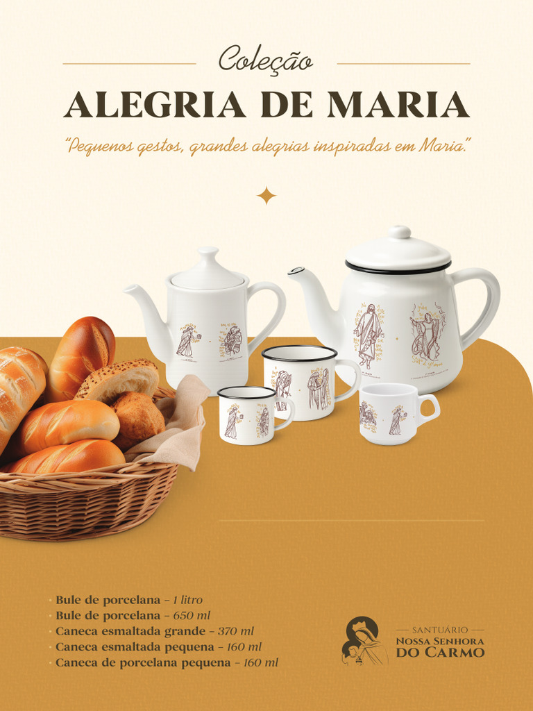 Cartaz 33 X 48 CM - Coleção - Alegria de Maria - Louças | PDF