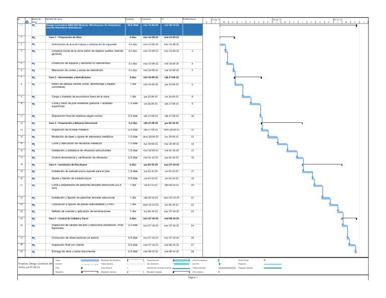 Design Correction EM23002 Modular Warehouses For Hazardous and No Hazardous Substances | PDF