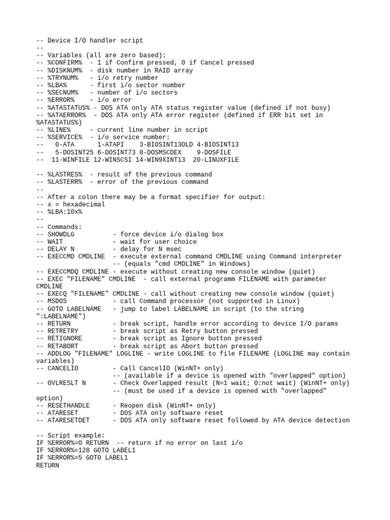Deviohsc | PDF | Command Line Interface | Software Engineering