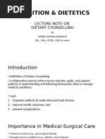 PES Statement Cheat Sheet for Dietetics | PDF | Obesity | Dietary Fiber