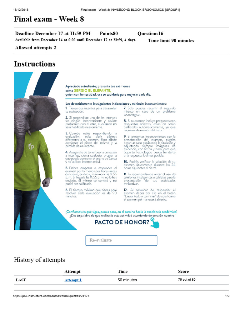 Final exam - Week 8_ INV_SECOND BLOCK-ERGONOMICS-[GROUP1] (2).pdf | PDF | Stress (Biology ...