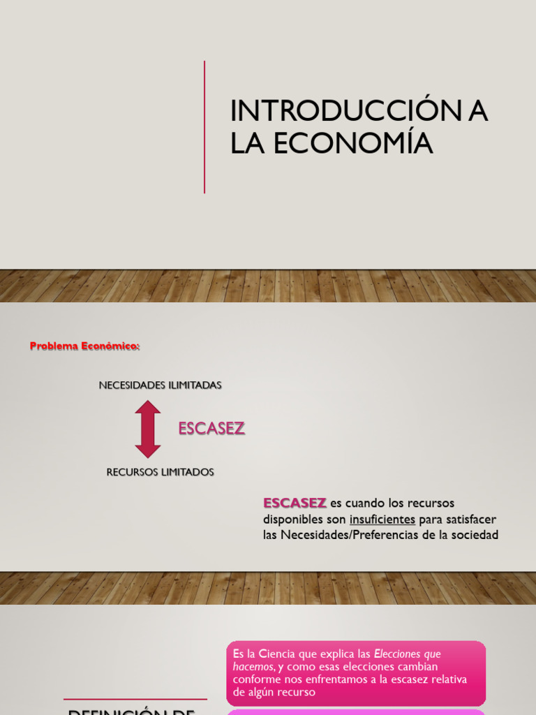 Economía-Conceptos-Escasez-FPP-Costo de oportunidad | PDF | Bienes ...