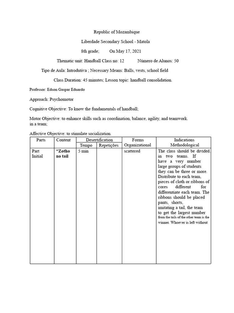 Lesson Plan For 8th Grade Word | PDF | Cognitive Science | Neuroscience