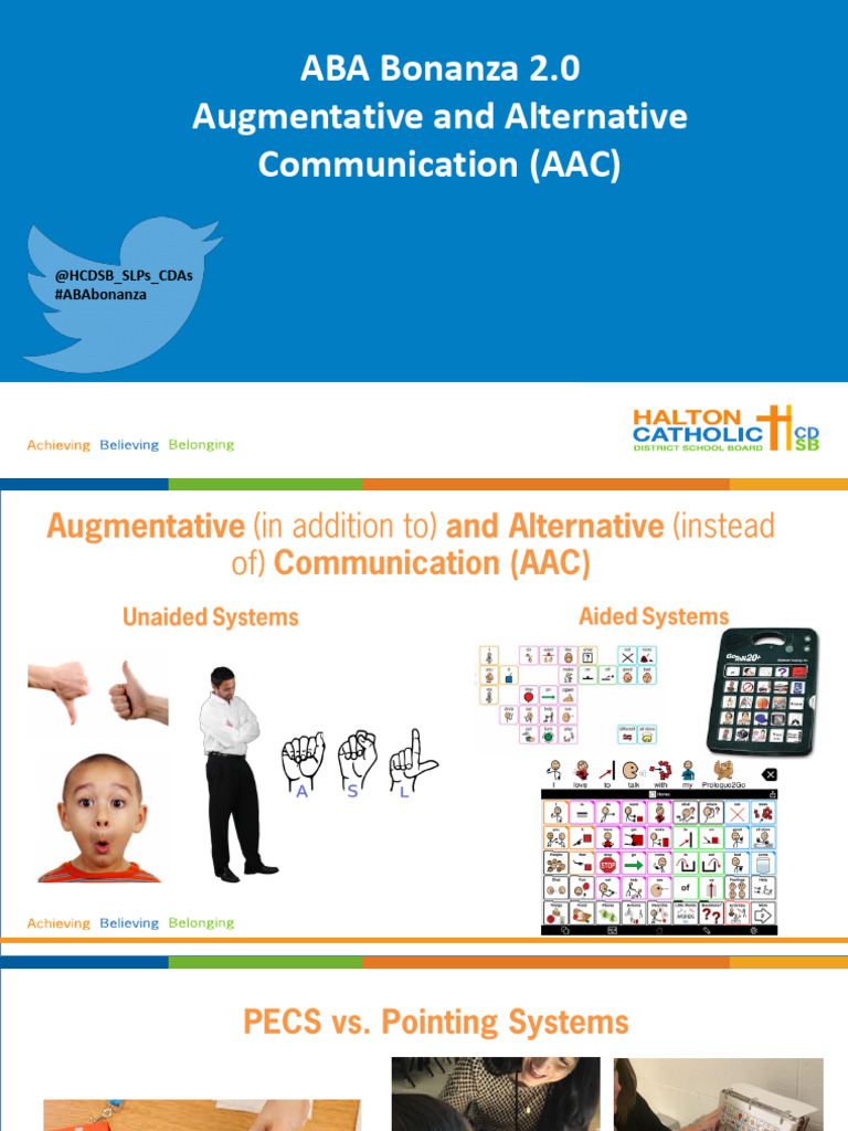Augmentative and Alternative Communication - NO AUDIO or NOTES-2 | PDF