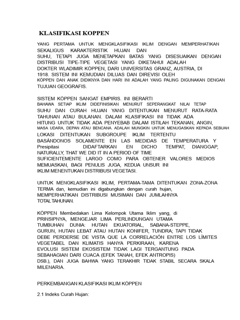 3c Klasifikasi Koppen | PDF
