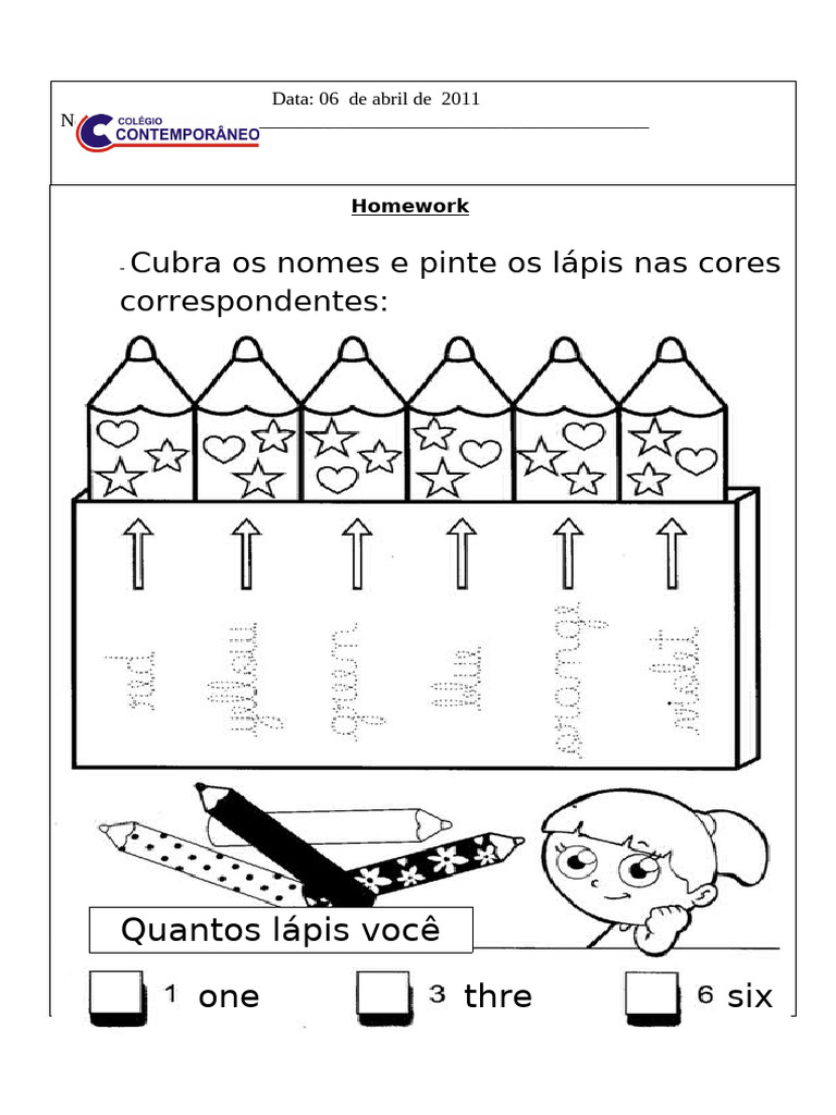 Homework Colors 10.11 | PDF