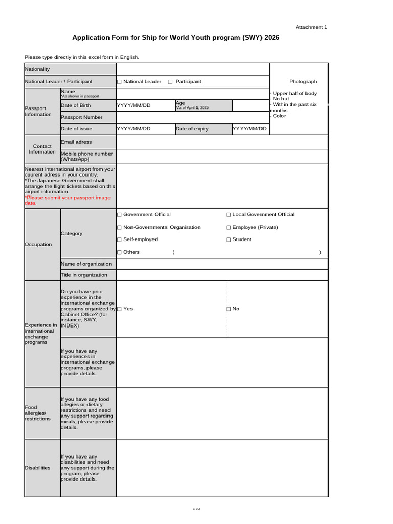 SWY 2026 Application Form Guide | PDF | Criminal Record | Crimes